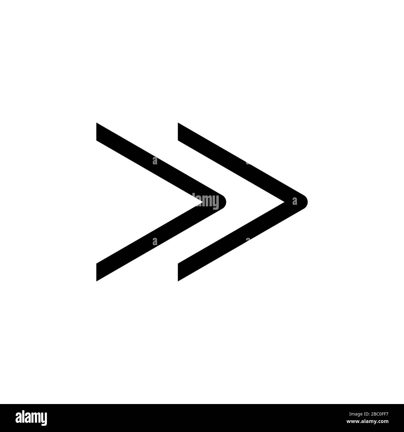right arrow icon vector design Stock Vector Image & Art - Alamy