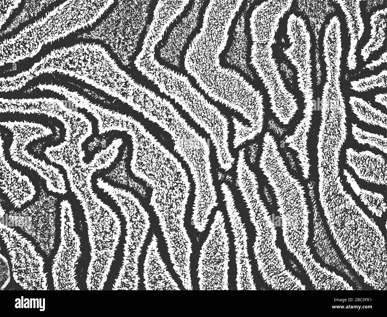 Distress grunge vector textures of fabric. Black and white background ...