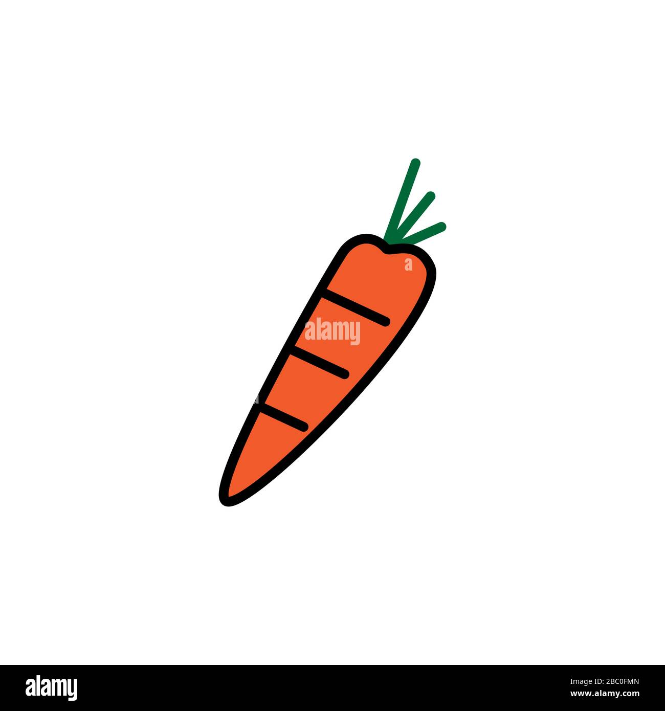 carrot vector graphic design illustration Stock Vector Image & Art - Alamy