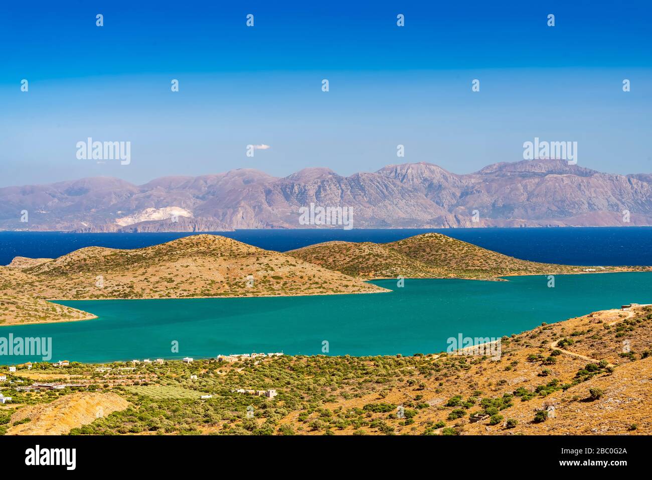 Spinalonga aerial hi-res stock photography and images - Alamy