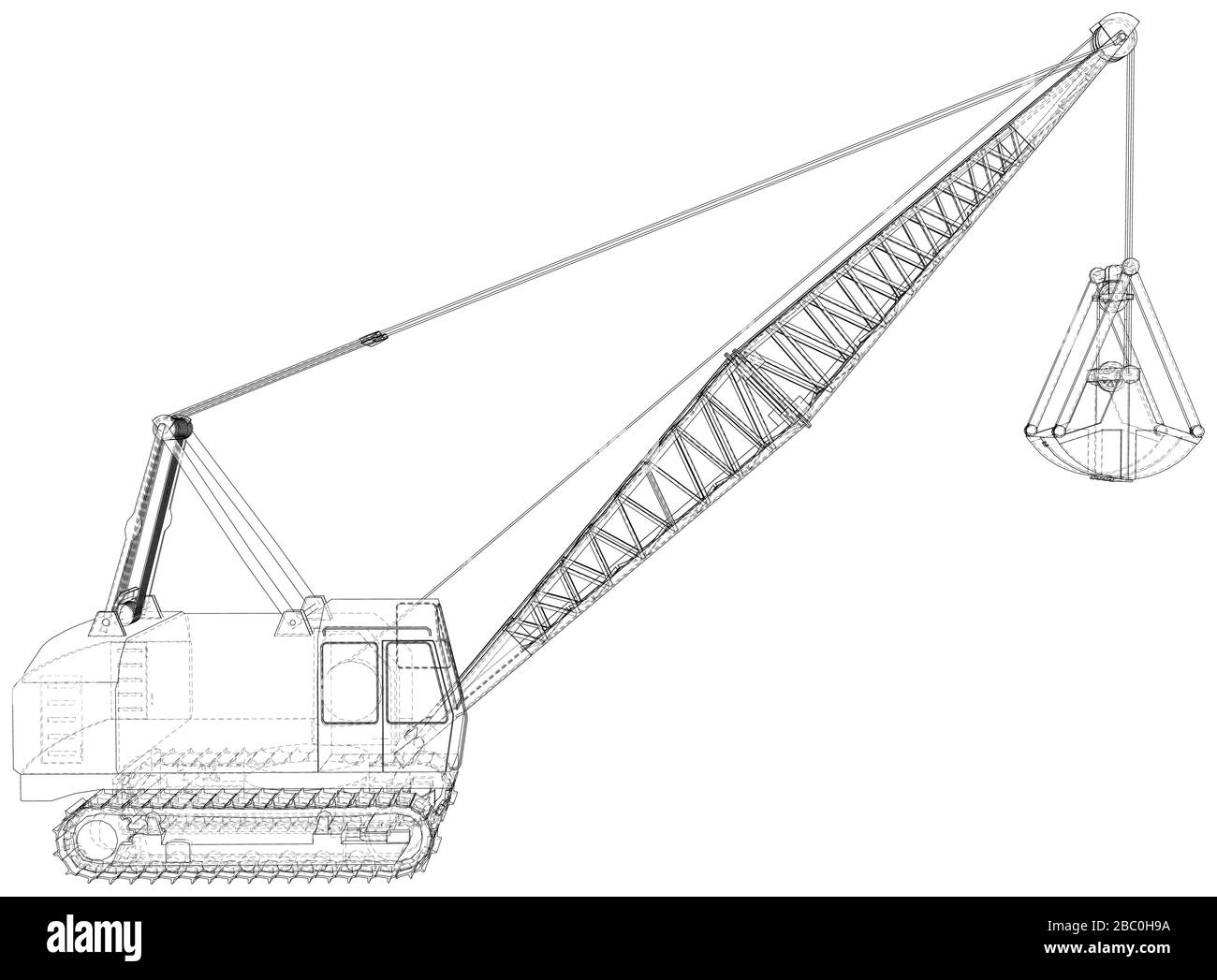 Dragline model hi-res stock photography and images - Alamy