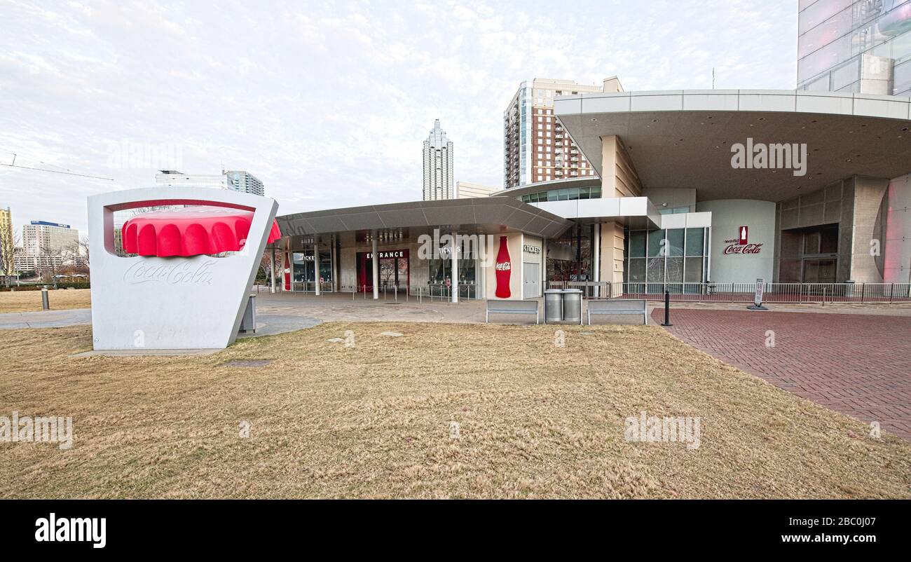 A view of the World of Coke located in Atlanta, Georgia USA Stock Photo ...