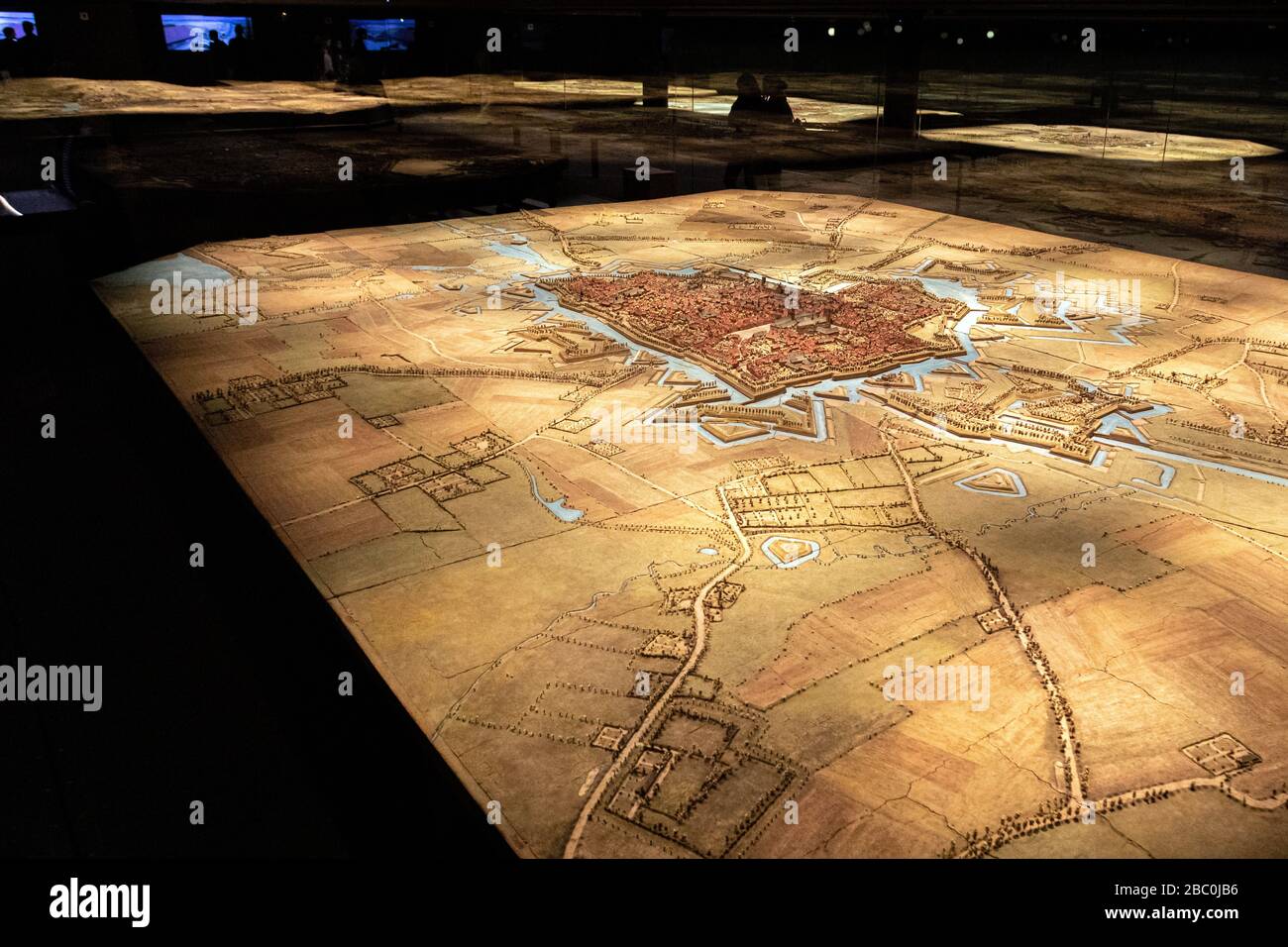 RELIEF MAP OF THE CITY OF YPRES (1701), FINE ARTS PALACE, LILLE, NORD ... RELIEF MAP OF THE CITY OF YPRES (1701), FINE ARTS PALACE, LILLE, NORD ...