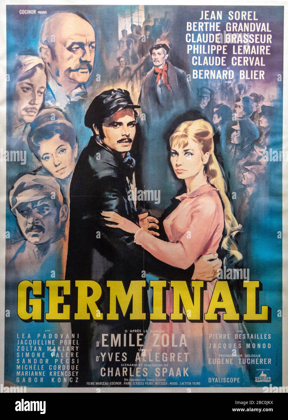 POSTER FOR THE FILM GERMINAL BASED ON THE BOOK BY EMILE ZOLA ON THE ...
