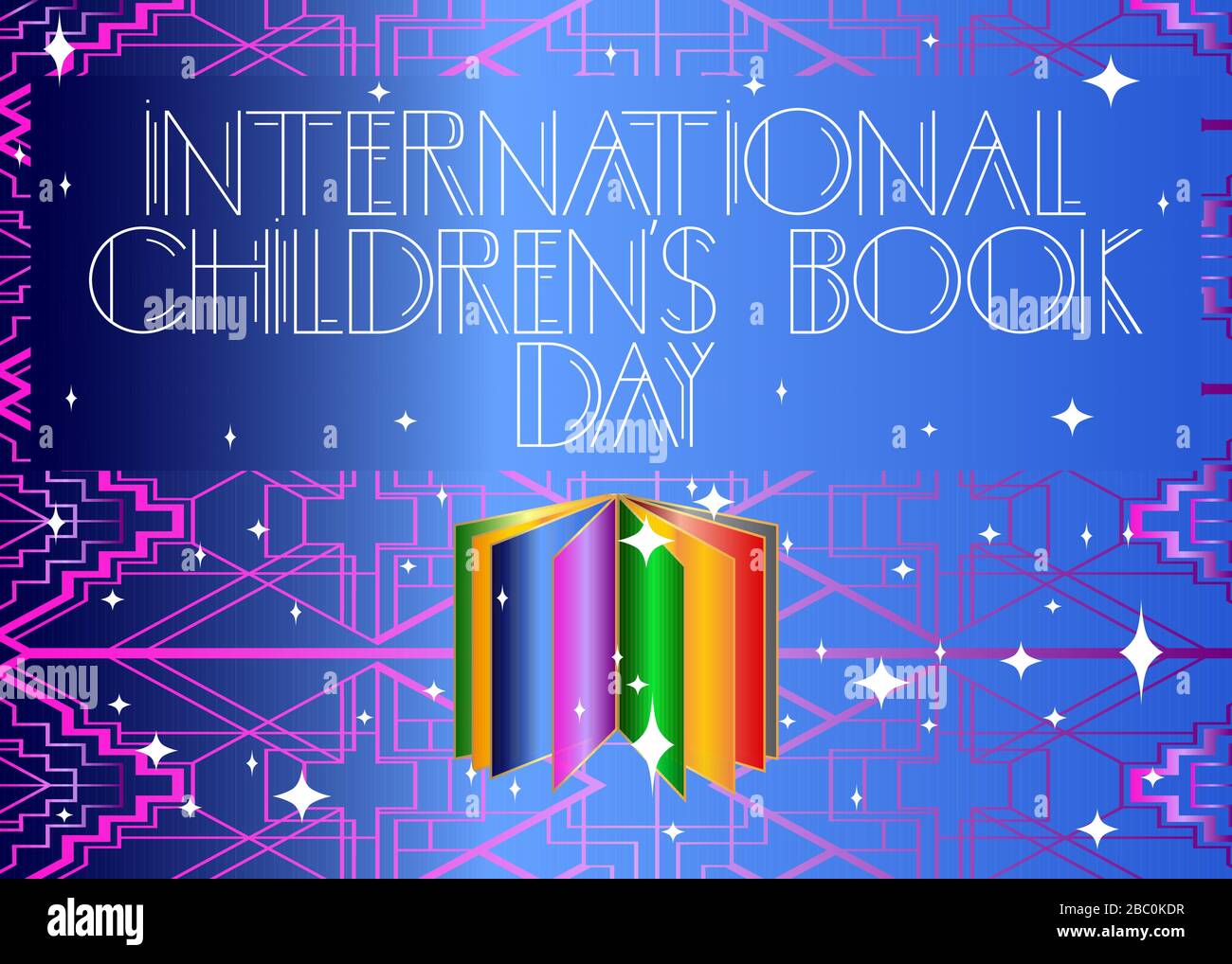 Happy childrens day vector vectors hi-res stock photography and images ...