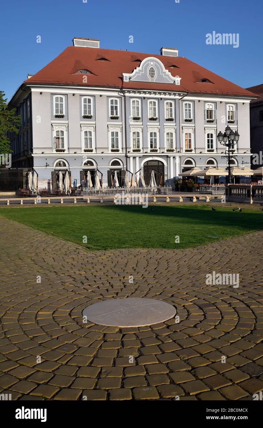 Romania, Timis, Timisoara, Merchant house on Piata Uniri, old town ...