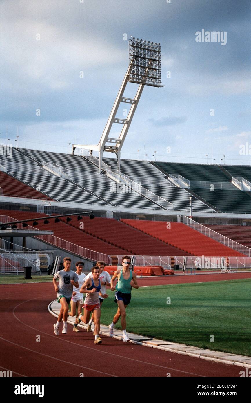 General view of the Nepstadion (People's Stadium), Zuglo, Budapest ...