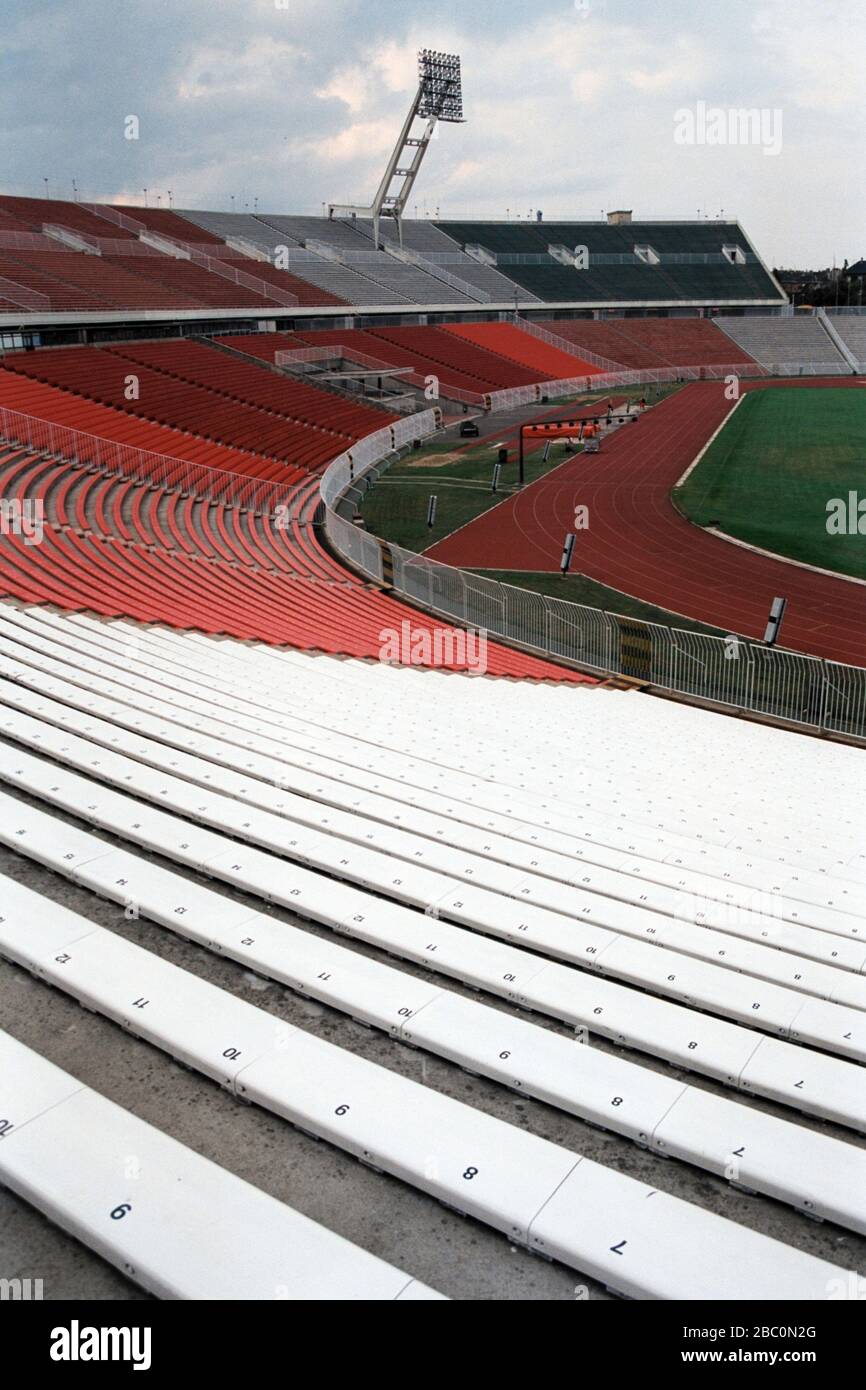 General view of the Nepstadion (People's Stadium), Zuglo, Budapest ...