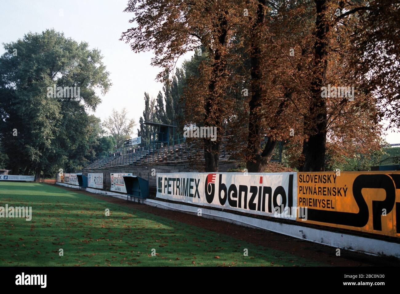General view of FC Petrzalka Football Ground, Stadium FC Petrzalka 1898 ...