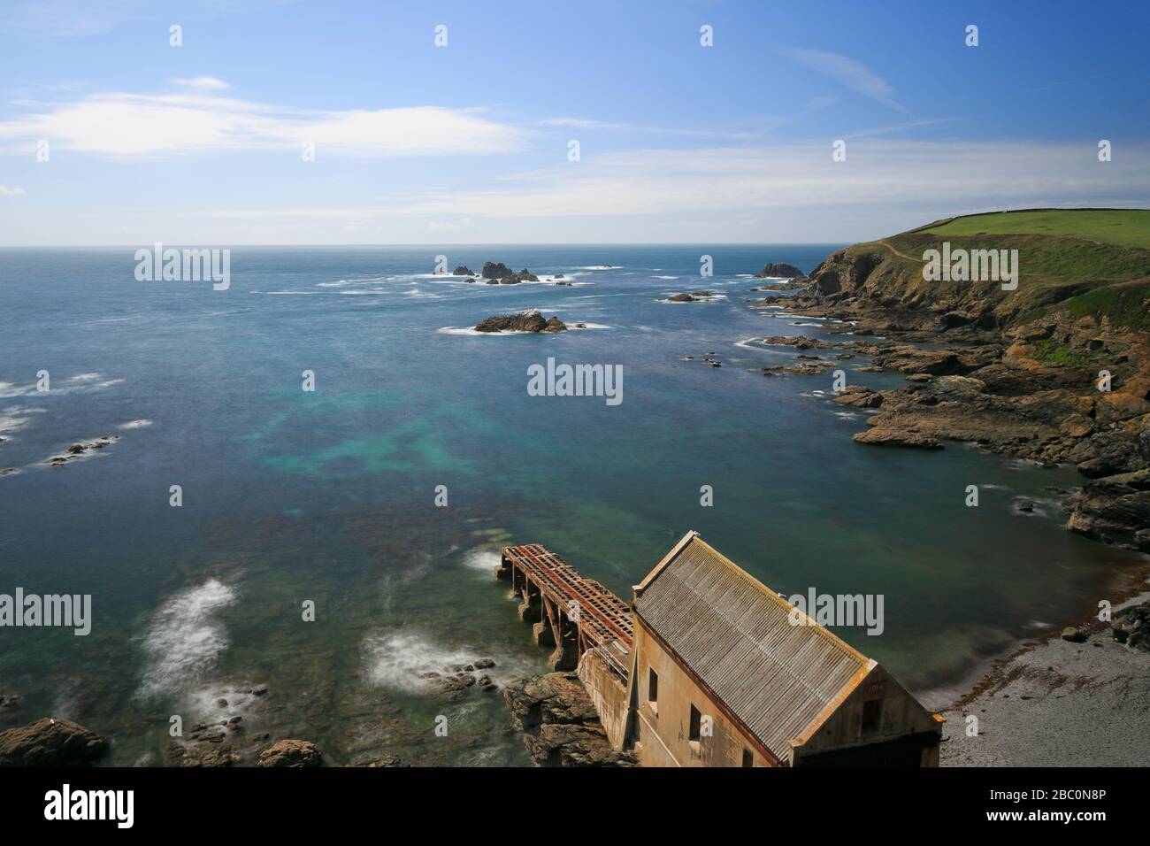 Lifeboatstation Lizard Point Stock Photo - Alamy