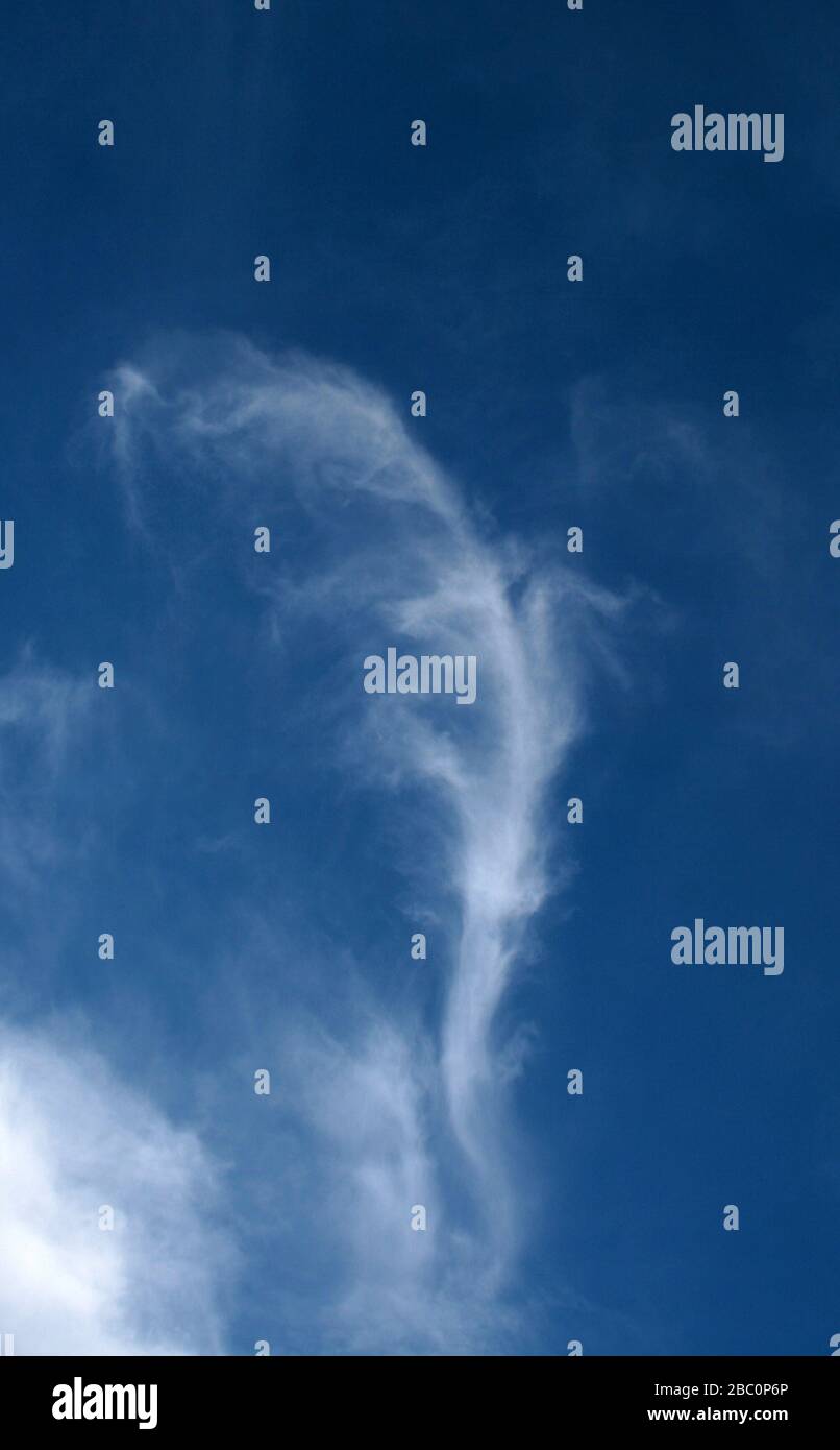 blue sky and white clouds, Ulanow, Poland Stock Photo - Alamy