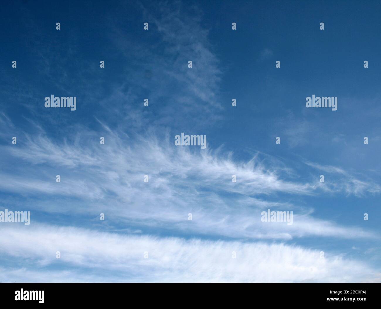 blue sky and white clouds, Ulanow, Poland Stock Photo - Alamy