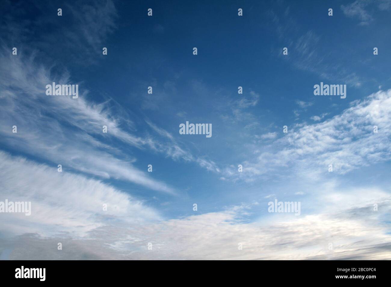blue sky and white clouds, Ulanow, Poland Stock Photo - Alamy