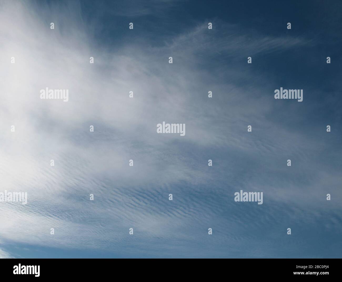 blue sky and white clouds, Ulanow, Poland Stock Photo - Alamy