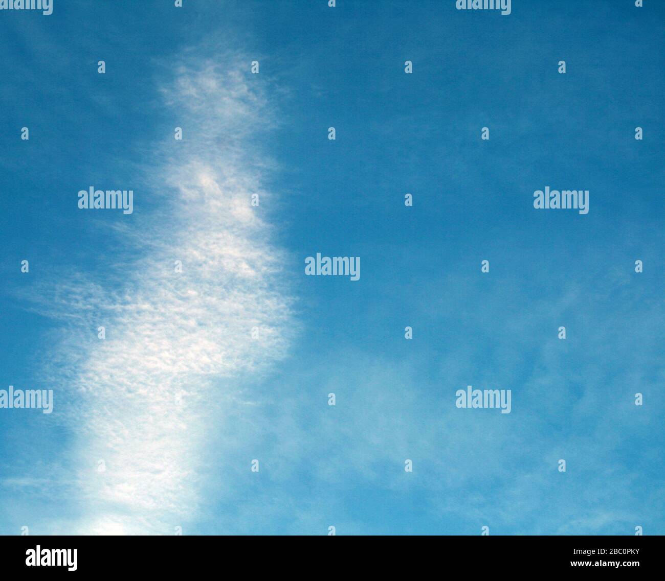 blue sky and white clouds, Ulanow, Poland Stock Photo - Alamy