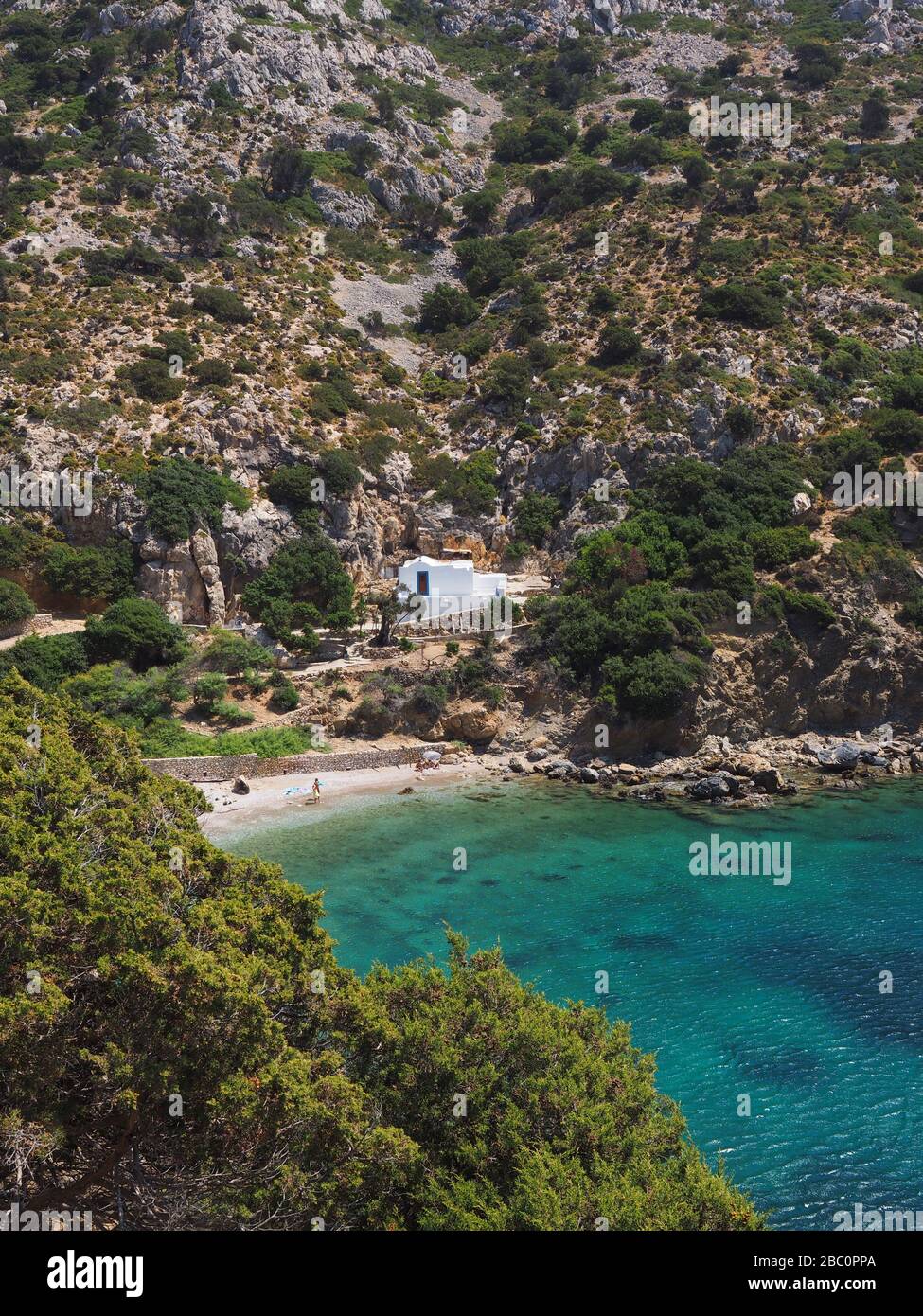 Lipsi beach not monodendri not platis hi-res stock photography and ...