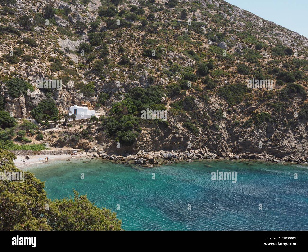 Lipsi beach not monodendri not platis hi-res stock photography and ...