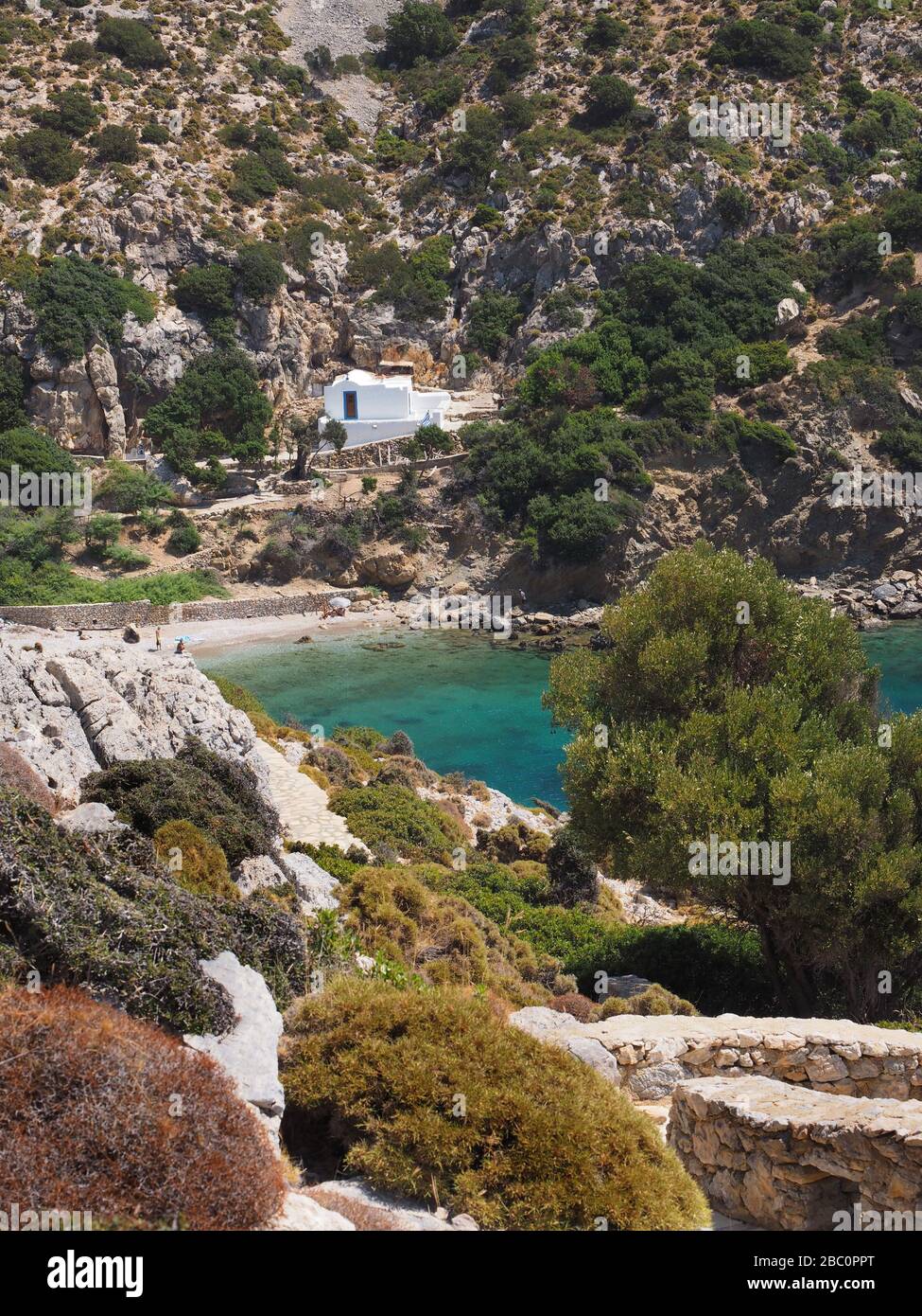 Lipsi beach not monodendri not platis hi-res stock photography and ...