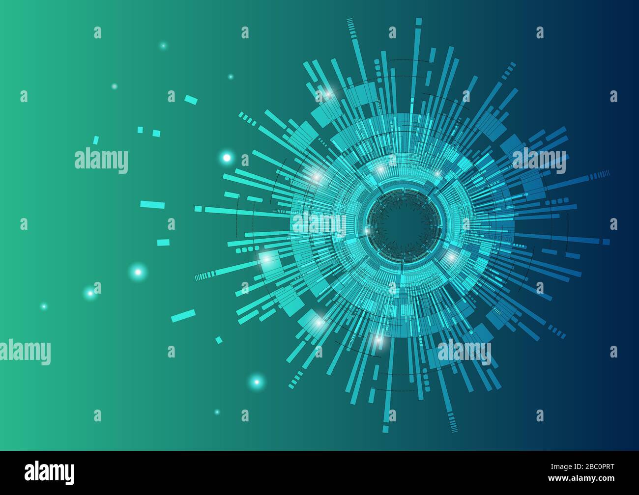 Abstract vector digital background. technology futuristic hud. hitech innovation Stock Photo - Alamy
