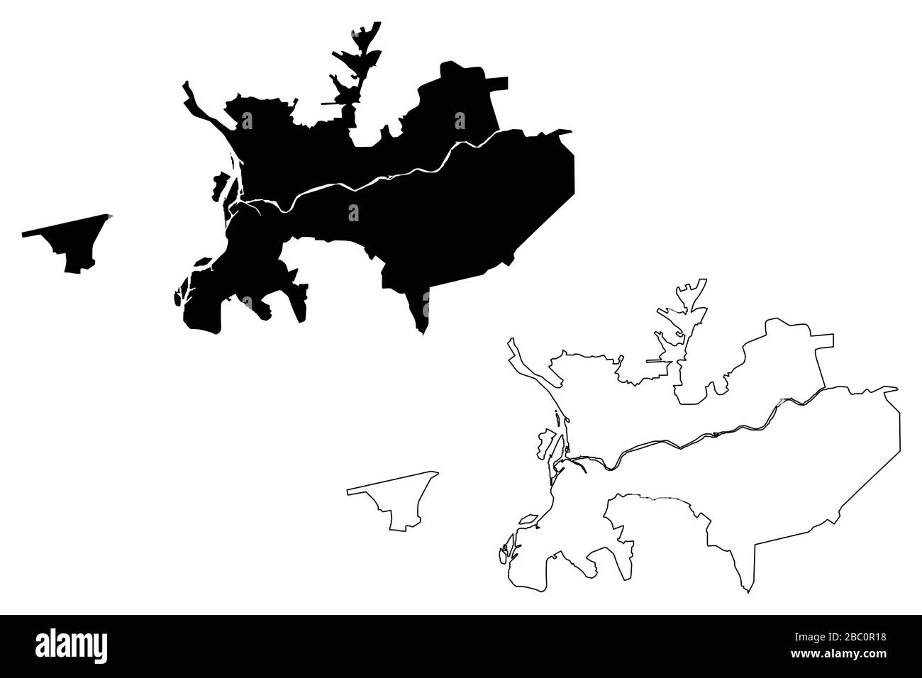 Ulan-Ude City (Russian Federation, Russia, Republic of Buryatia) map ...