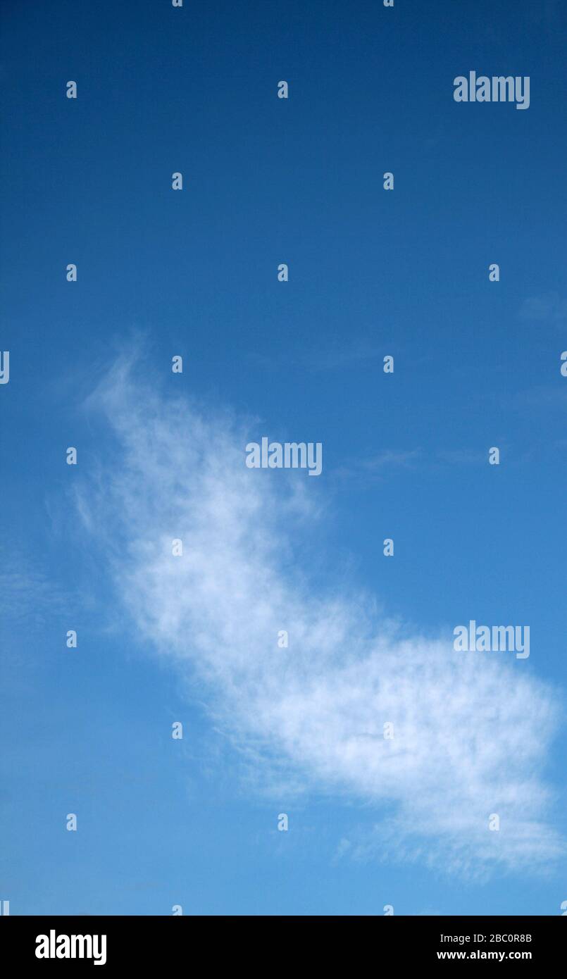 blue sky and white clouds, Ulanow, Poland Stock Photo - Alamy