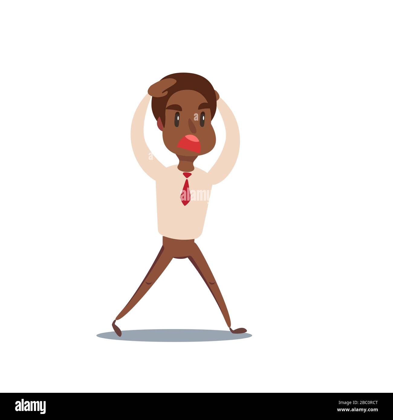 Sad businessman character on Cut Out Stock Images & Pictures - Alamy