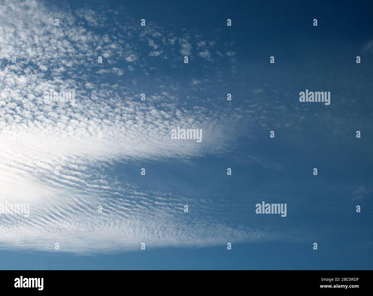 blue sky and white clouds, Ulanow, Poland Stock Photo - Alamy