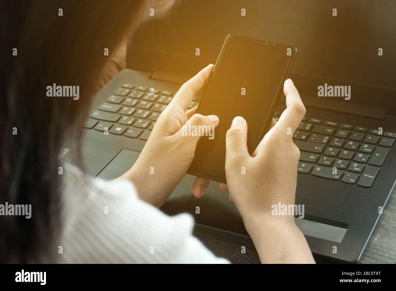 Portable computer device hi-res stock photography and images - Alamy