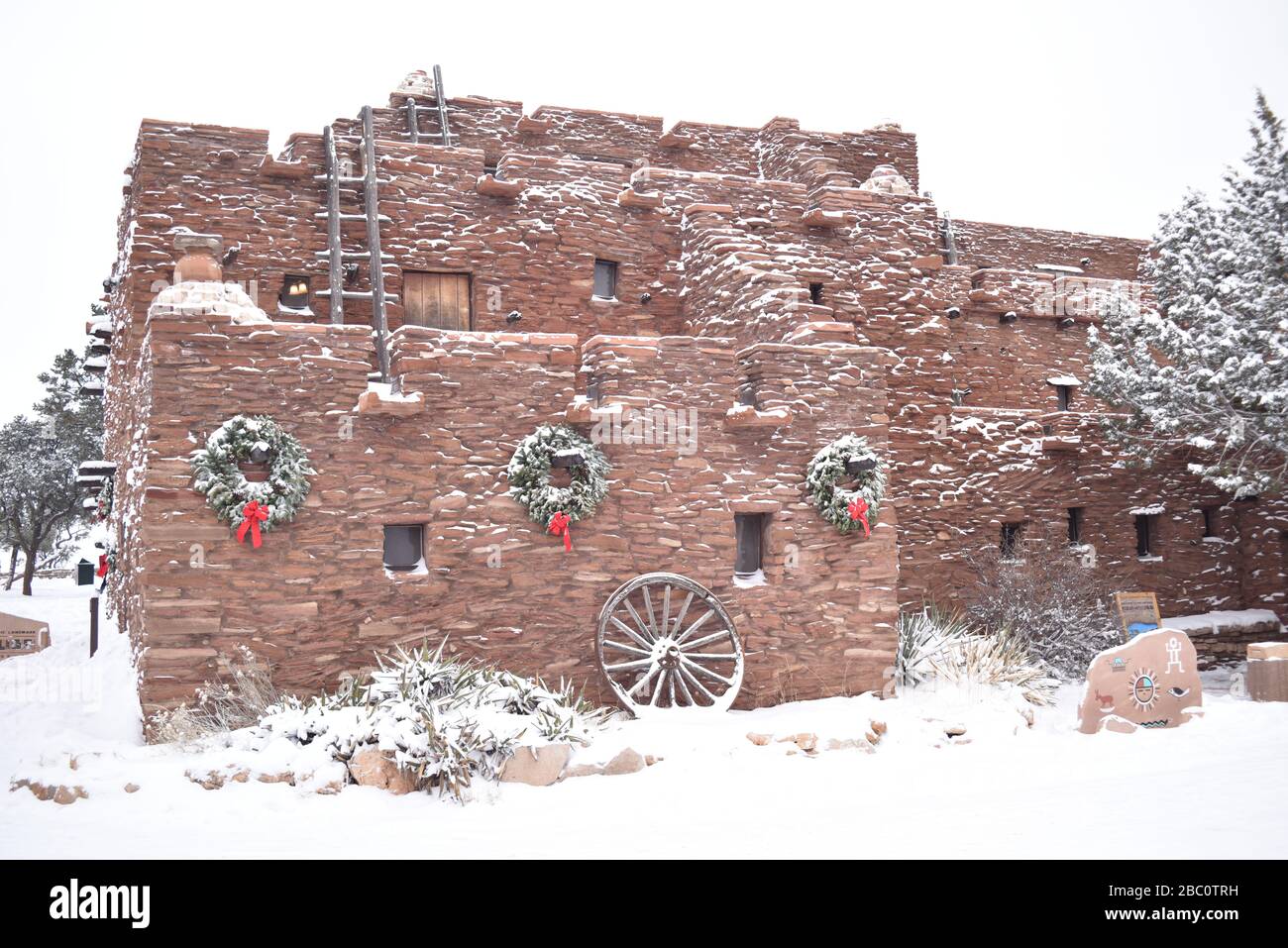 Grand Canyon, AZ., U.S.A. Dec. 31, 2019.Mary E.J. Colter opened The ...