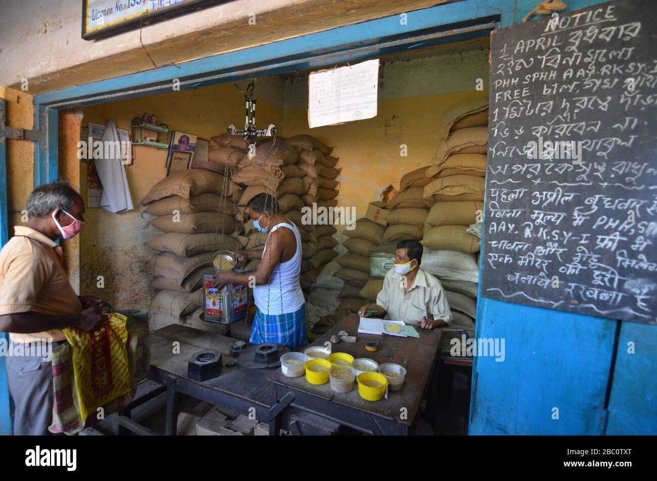 Public distribution system in india hi-res stock photography and images ...
