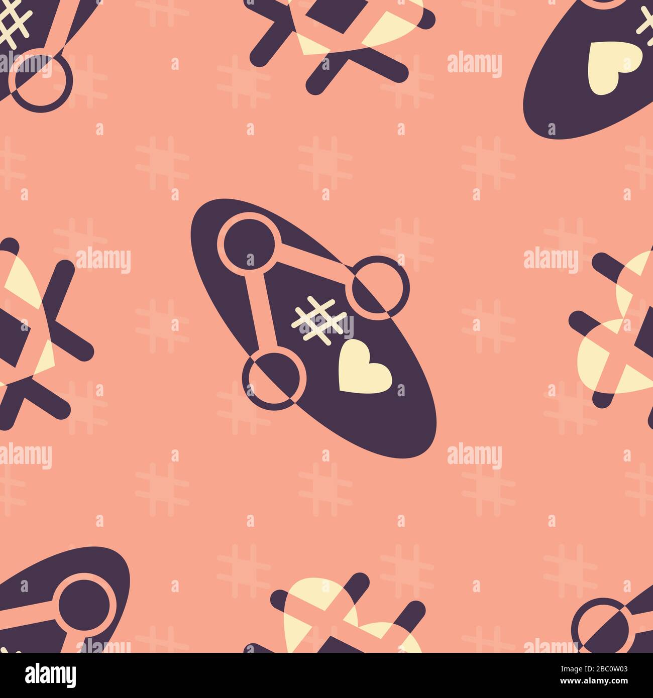 Retro share icon, hashtag, heart seamless vector pattern background ...