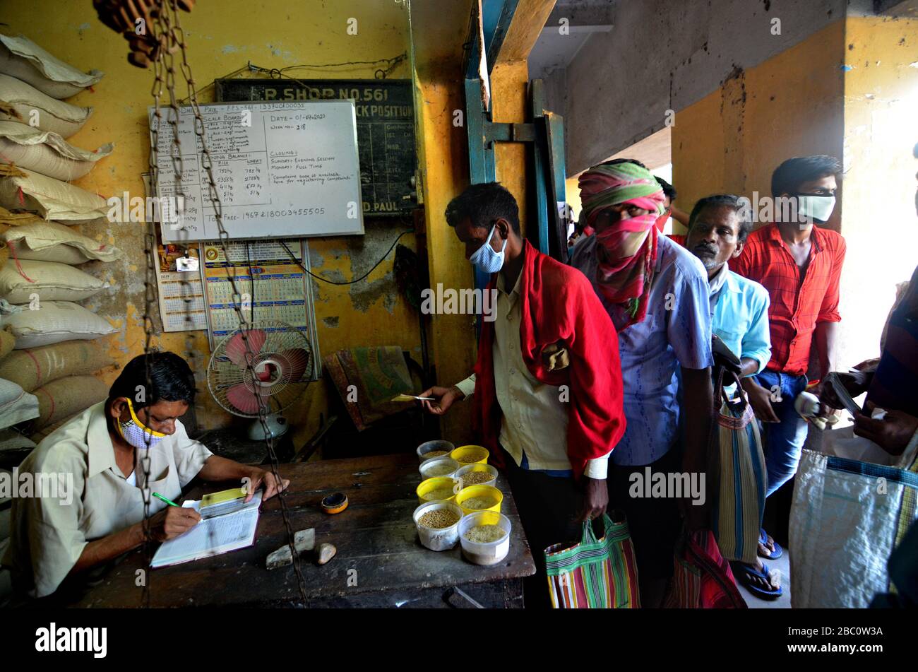 Public distribution system in india hi-res stock photography and images ...
