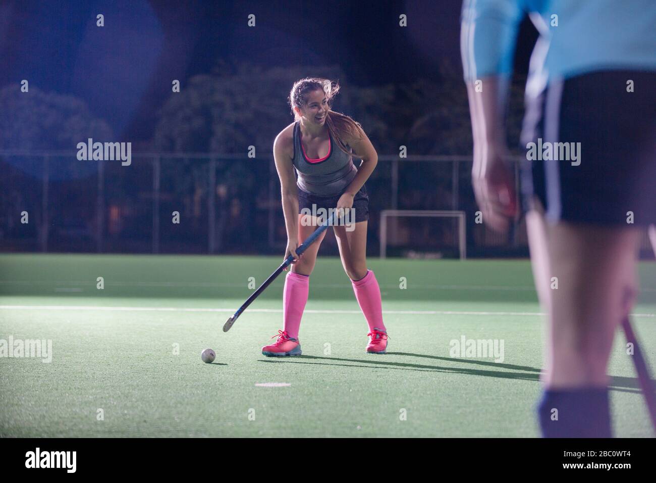 Field hockey stick ball hi-res stock photography and images - Alamy