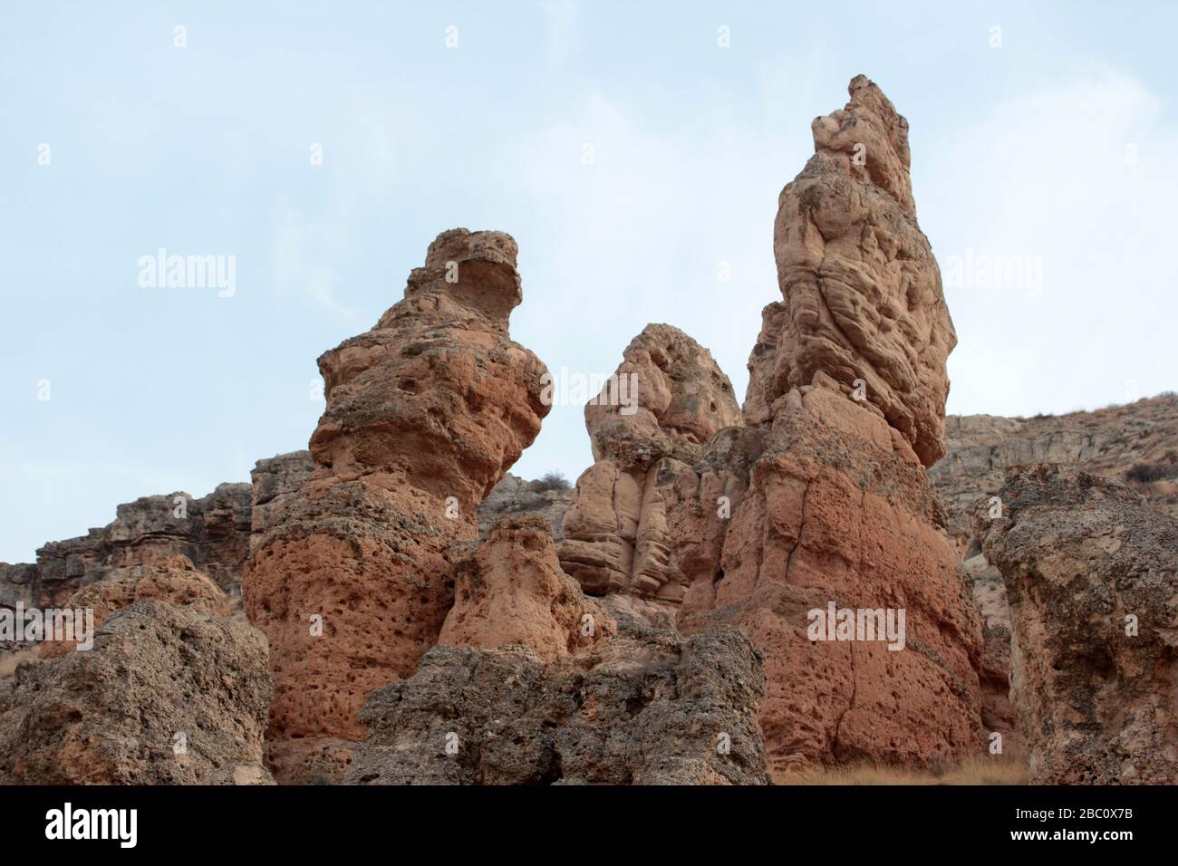 rocks eroded from wind erosion Stock Photo - Alamy