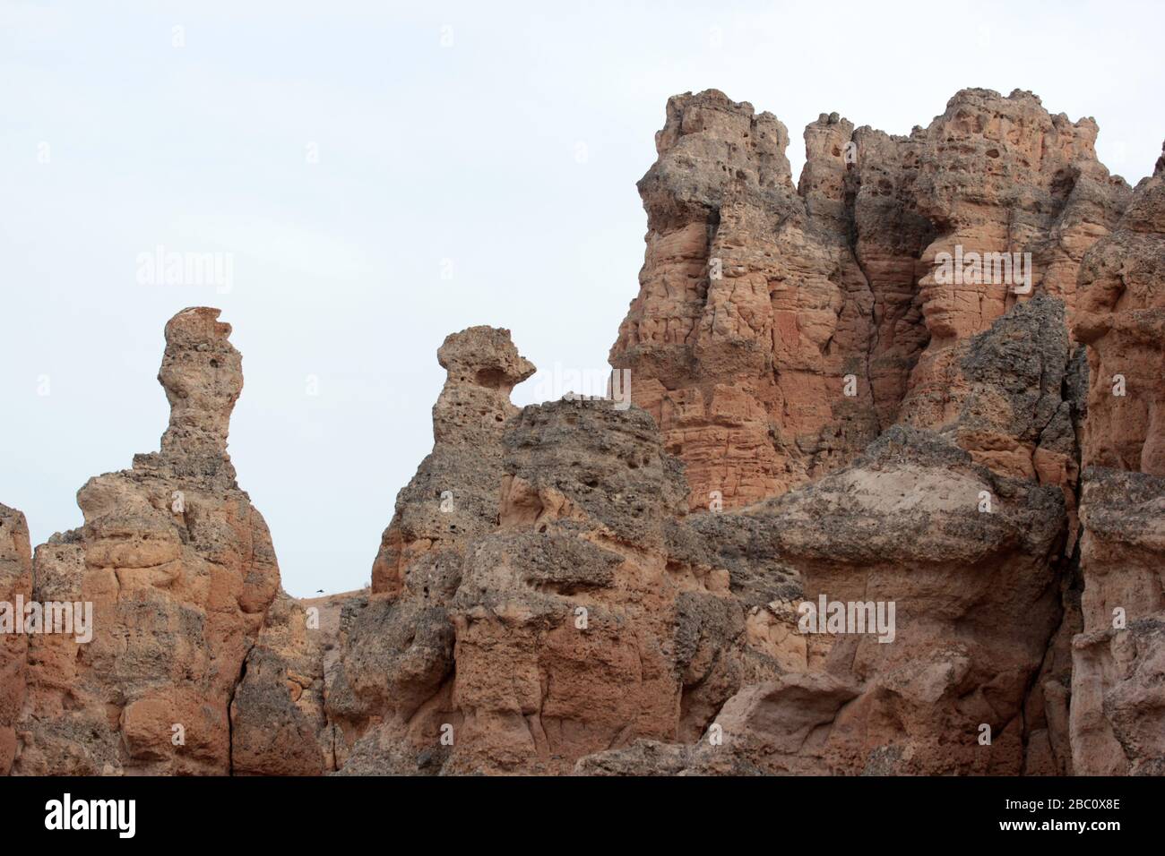 rocks eroded from wind erosion Stock Photo - Alamy