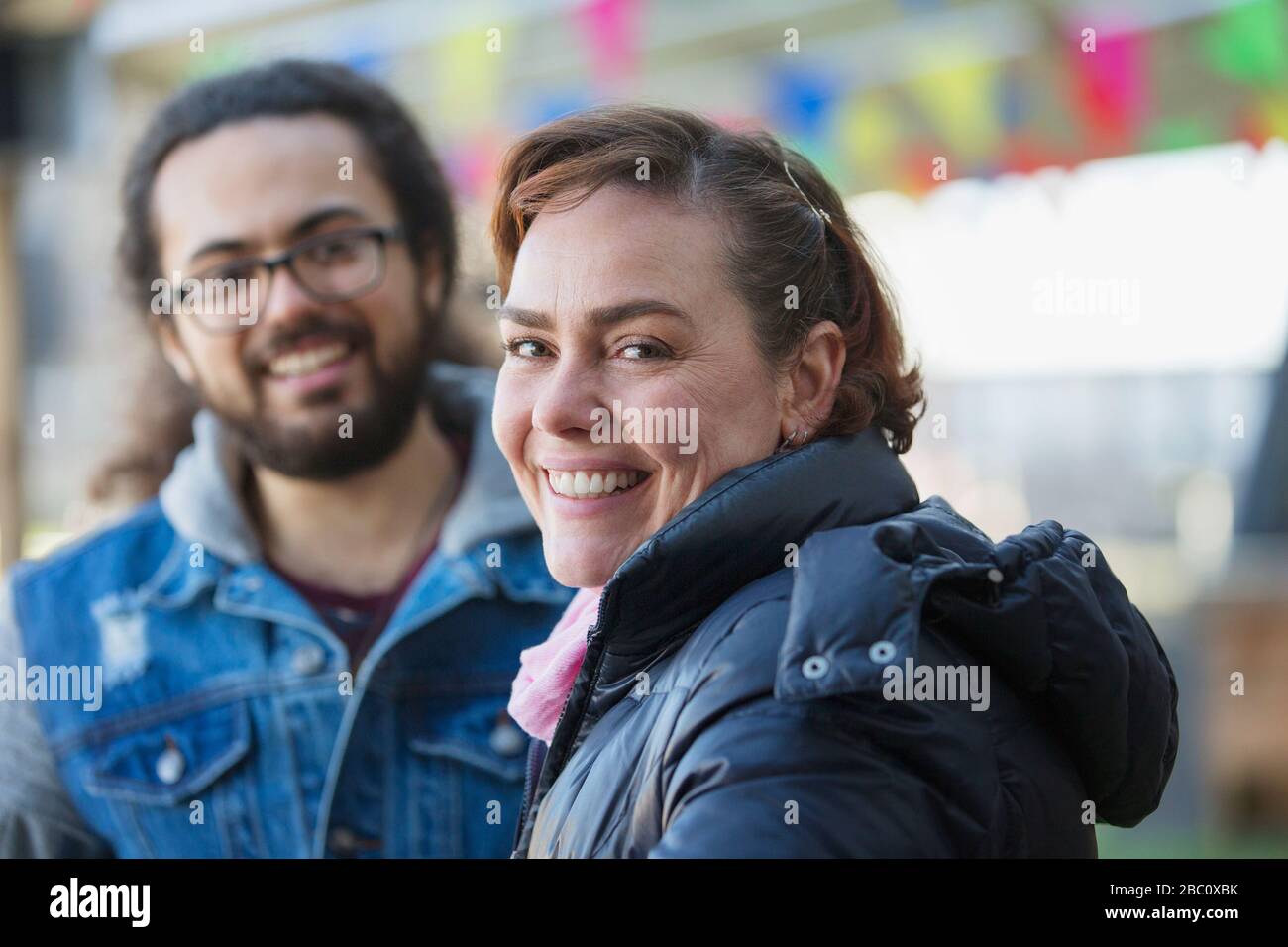 Portrait smiling, confident woman Stock Photo - Alamy Portrait smiling, confident woman Stock Photo - Alamy