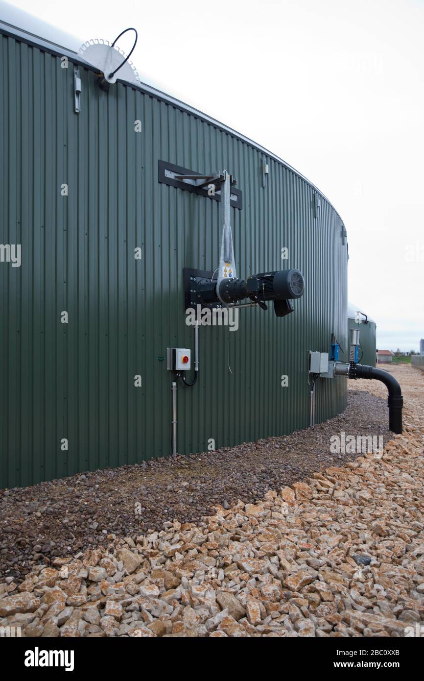 Anaerobic digester for the production of biogas for electricity ...