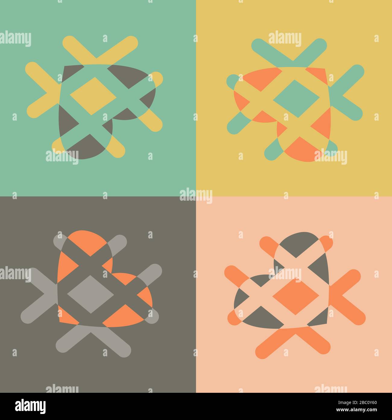 Retro hashtag heart seamless vector pattern background. Social media ...