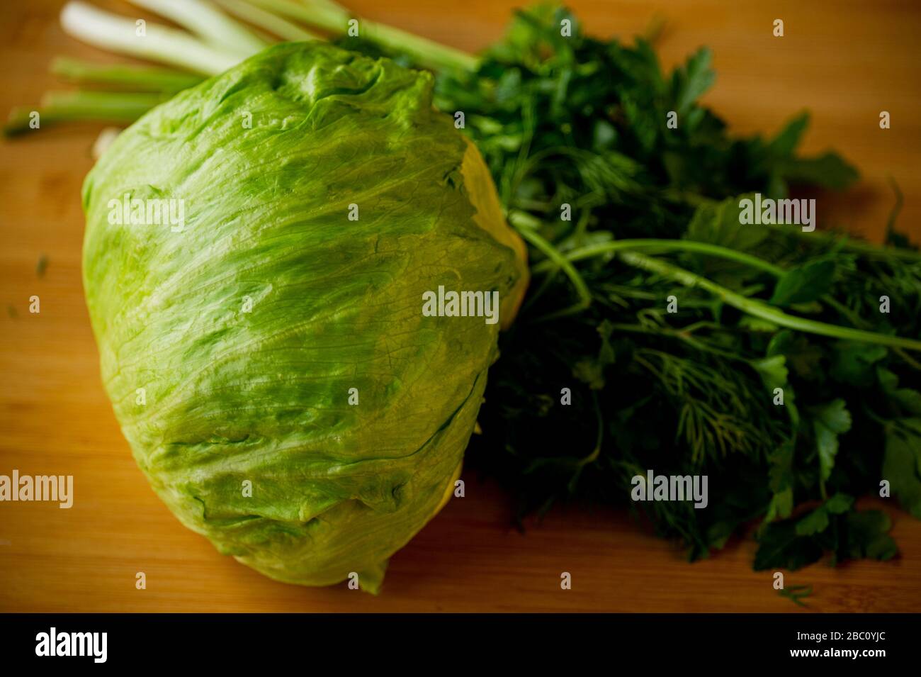 Green Iceberg lettuce. Cabbage iceberg. Greens, vegetarianism, cabbage ...