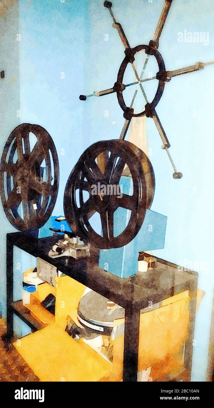 Old editing machine hi-res stock photography and images - Alamy