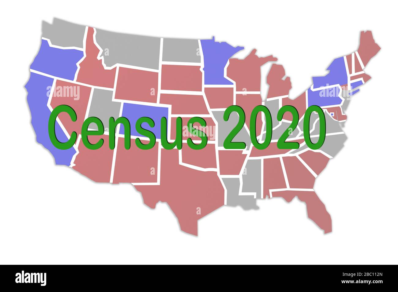 2020 census Cut Out Stock Images & Pictures - Alamy