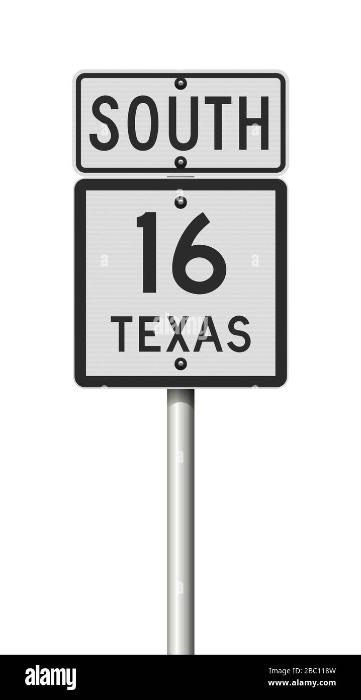 Highway 16 texas Stock Vector Images - Alamy