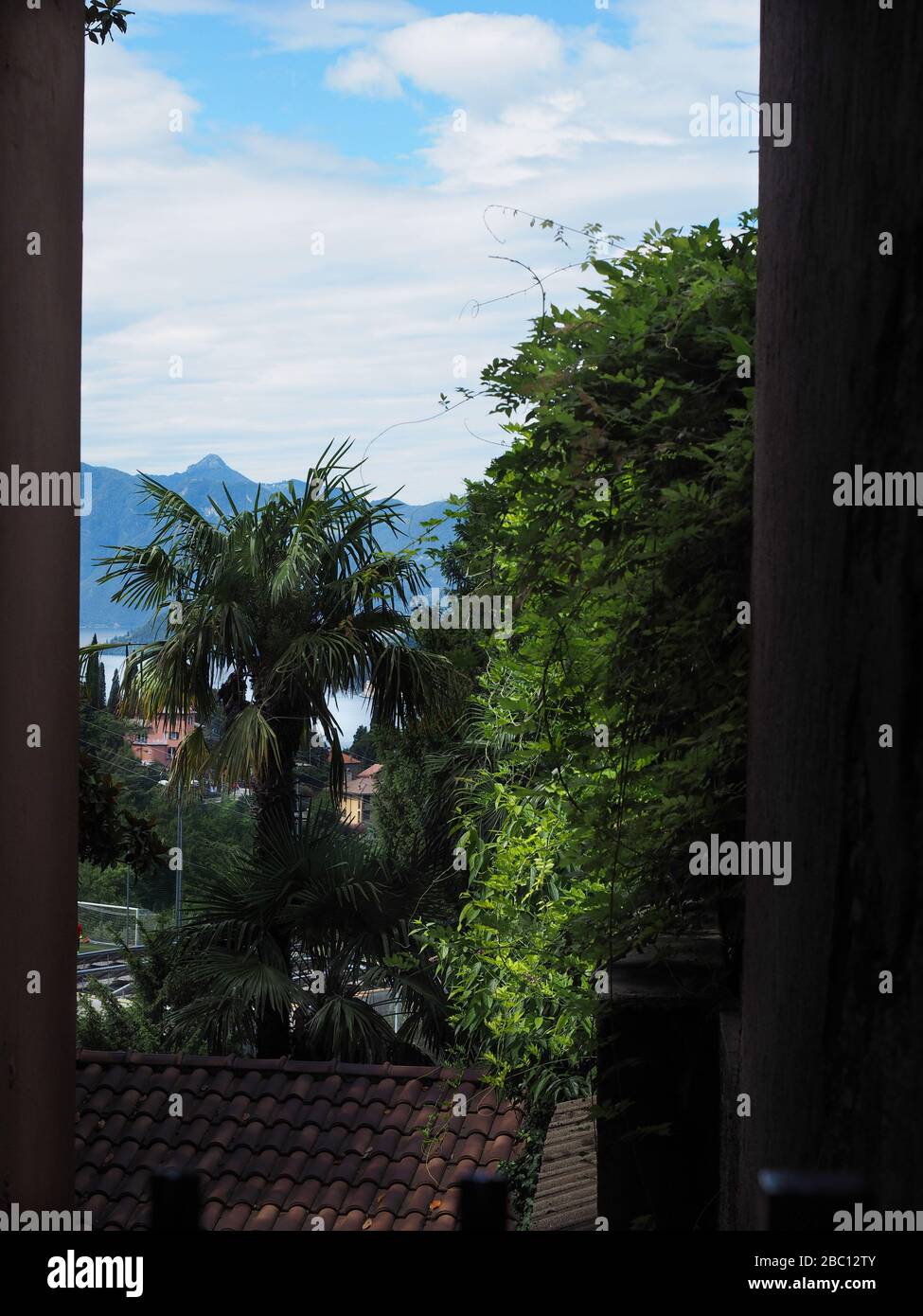 Historical center, Perledo village, Como Lake east coast, Lombardy ...