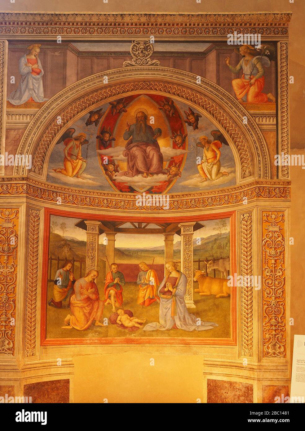 Natività, The nativity of Christ, Piero Vannucci detto il Perugino ...