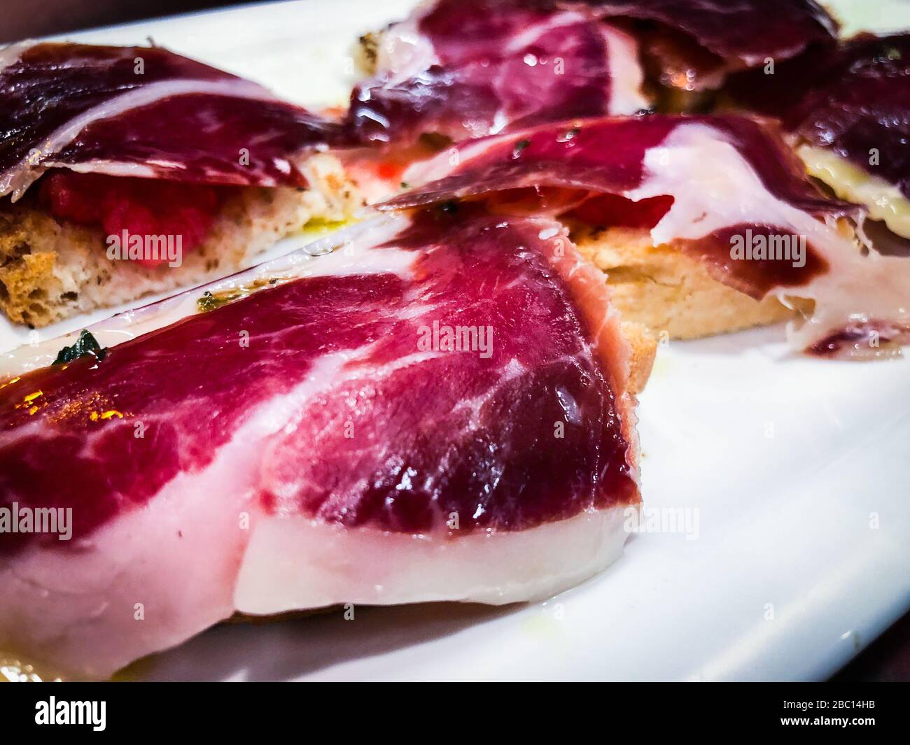 tasty mix spanish tapas with fresh ingredients Stock Photo - Alamy