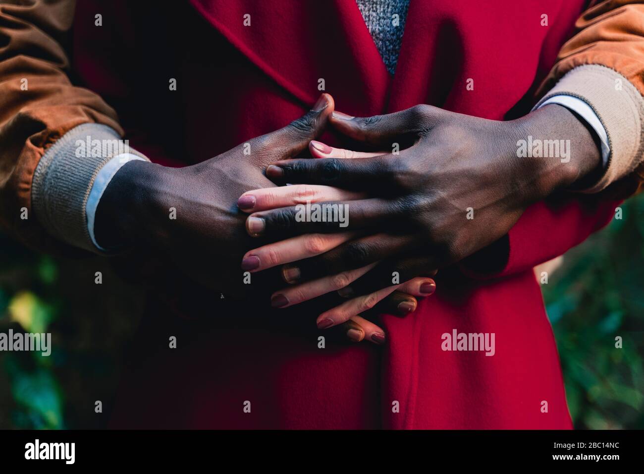 Two Intertwined Hands High Resolution Stock Photography and Images - Alamy