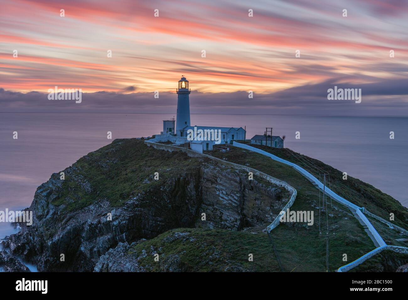 South Stack Lighthouse Stock Photo - Alamy