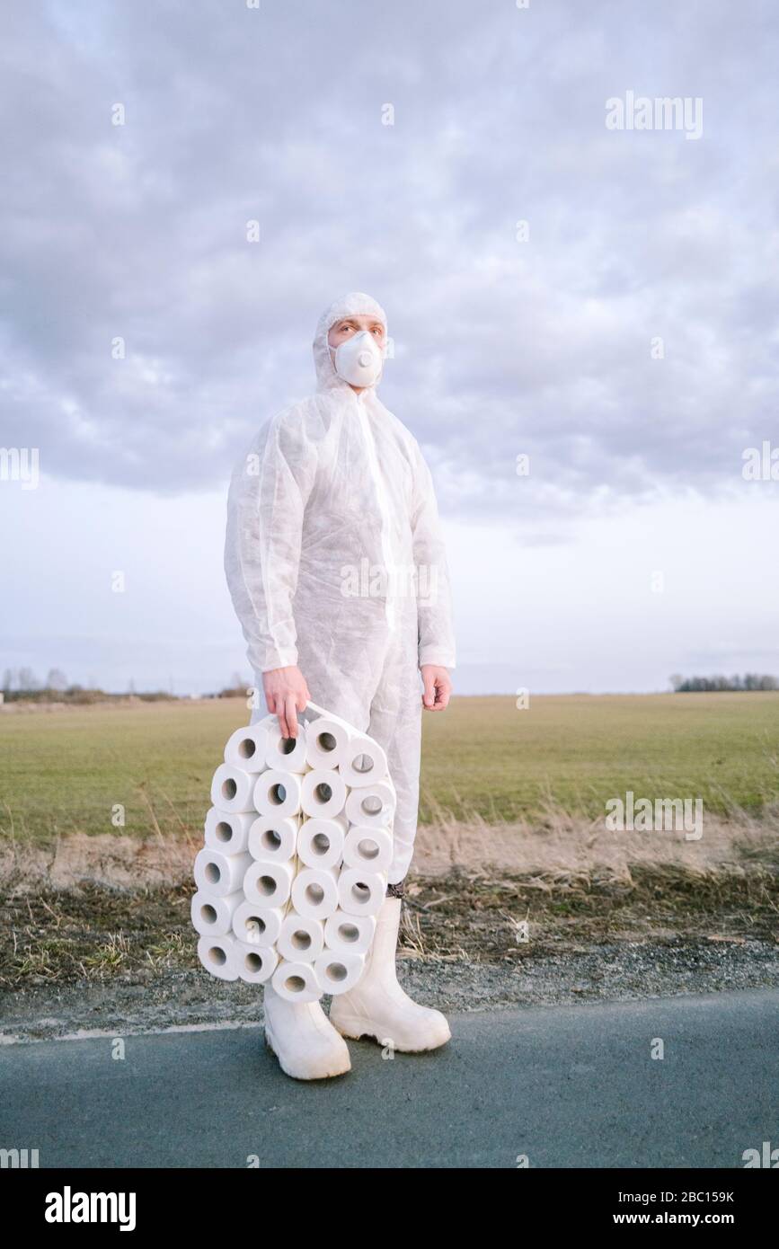 Man on toilet hi-res stock photography and images - Alamy