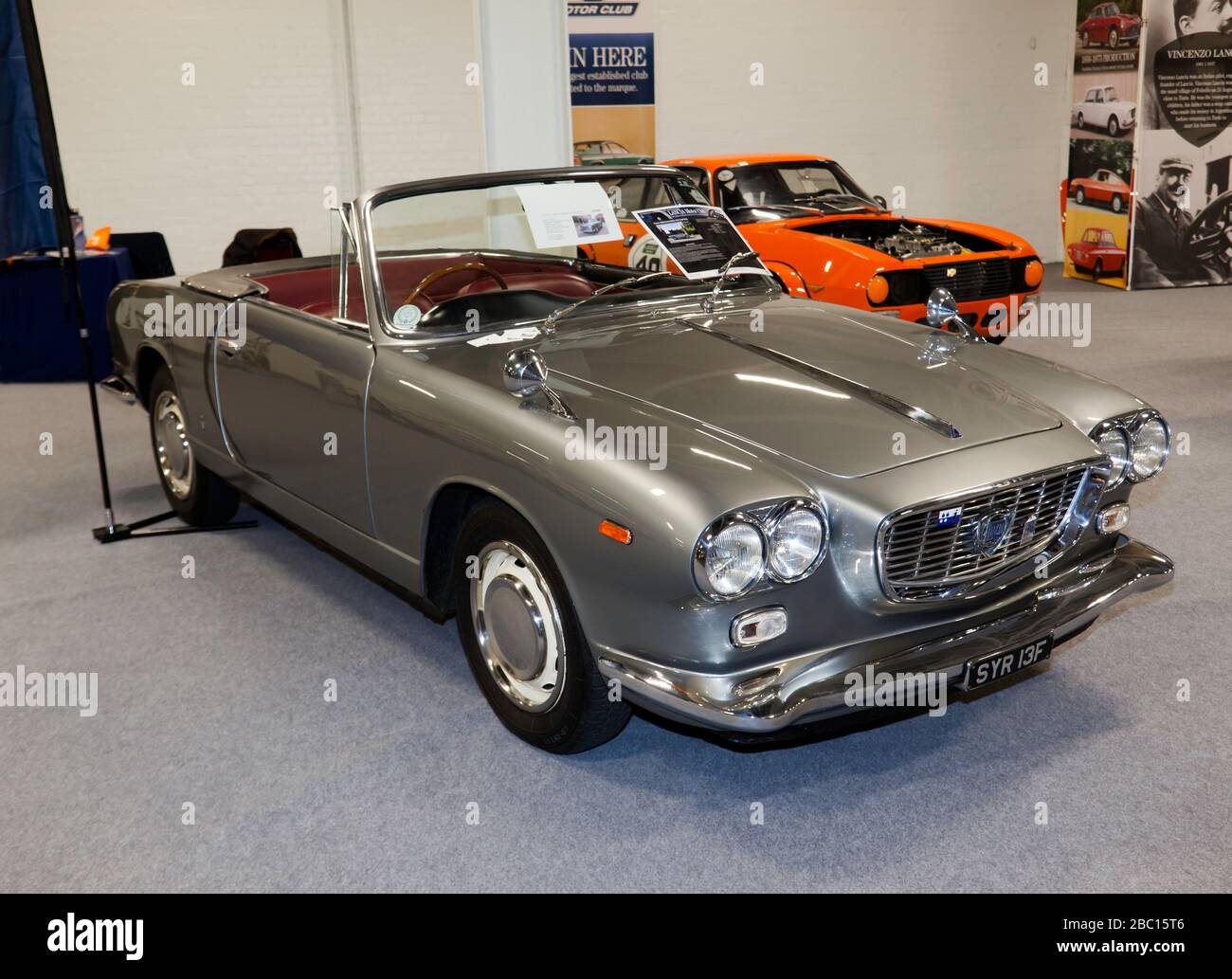 Three-quarter Front view of a 1967, Lancia Flavia Vignale Iniezione, on ...