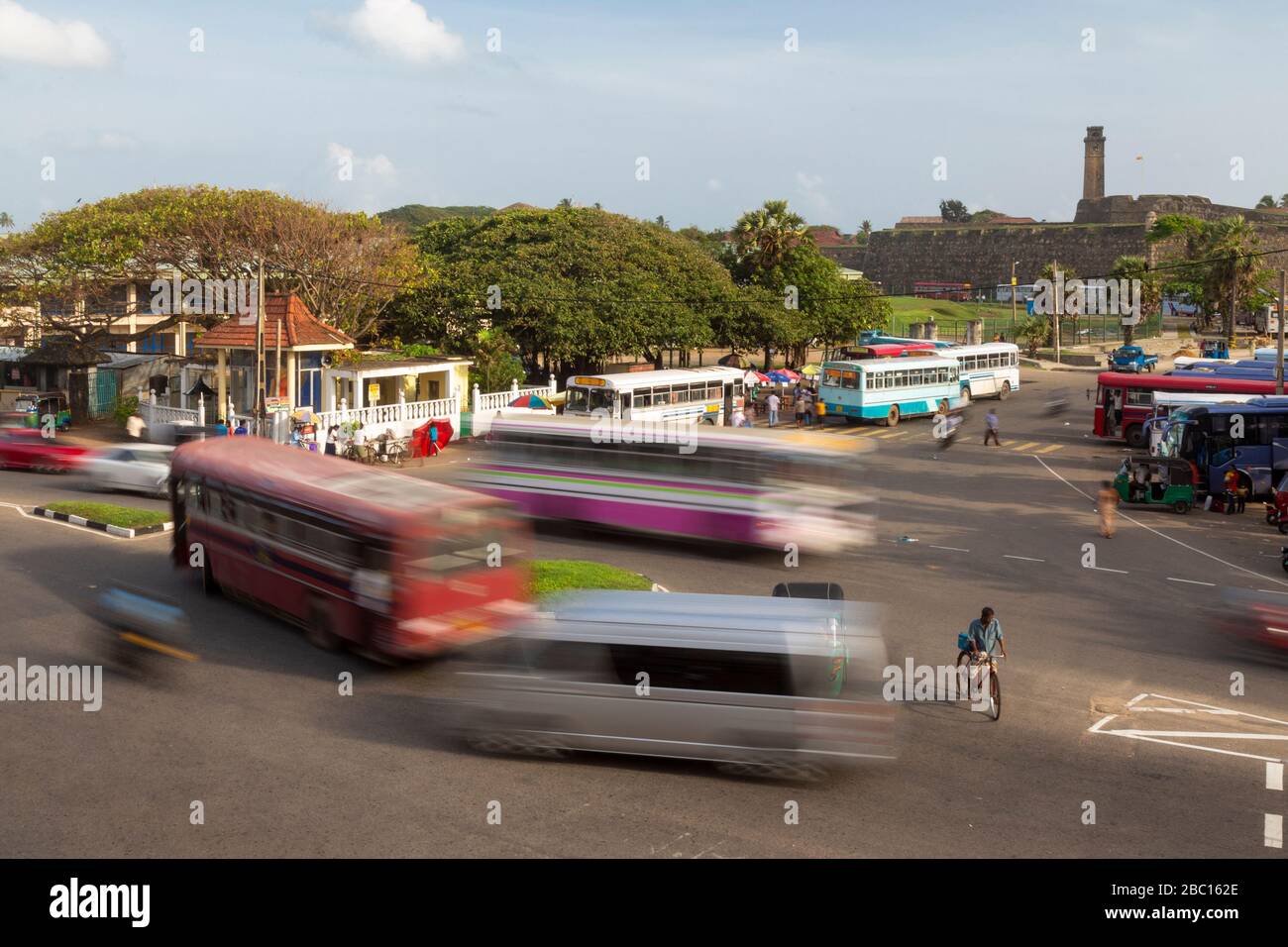 Galle central bus station hi-res stock photography and images - Alamy